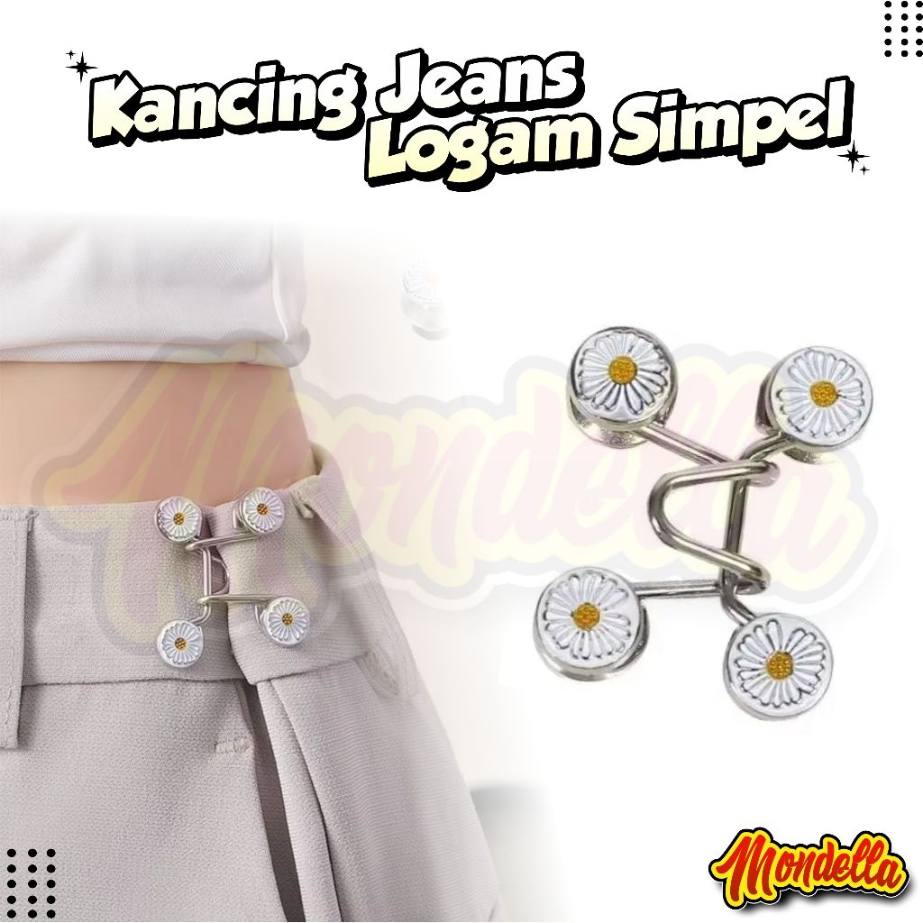 Jual Kancing Jeans Logam Simpel Kait Pengecil Lingkar Pinggang Kancing ...