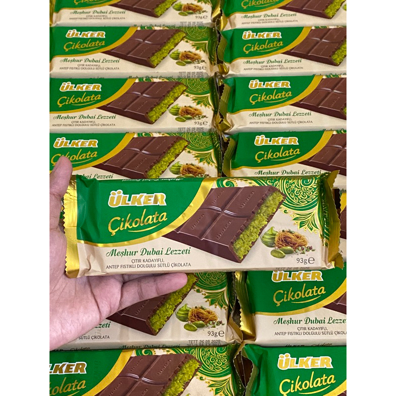 Jual coklat dubai / coklat kunafa original dubai / cokelat dubai ...