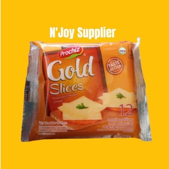 Jual PROCHIZ Gold Keju Slice 12 slice | Shopee Indonesia