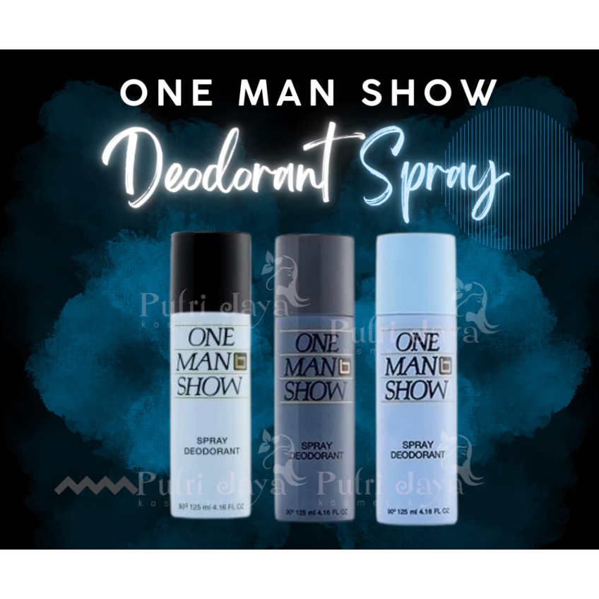 Jual ONE MAN SHOW Deodorant Spray Kaleng Parfum Pria | 125ml | Shopee ...