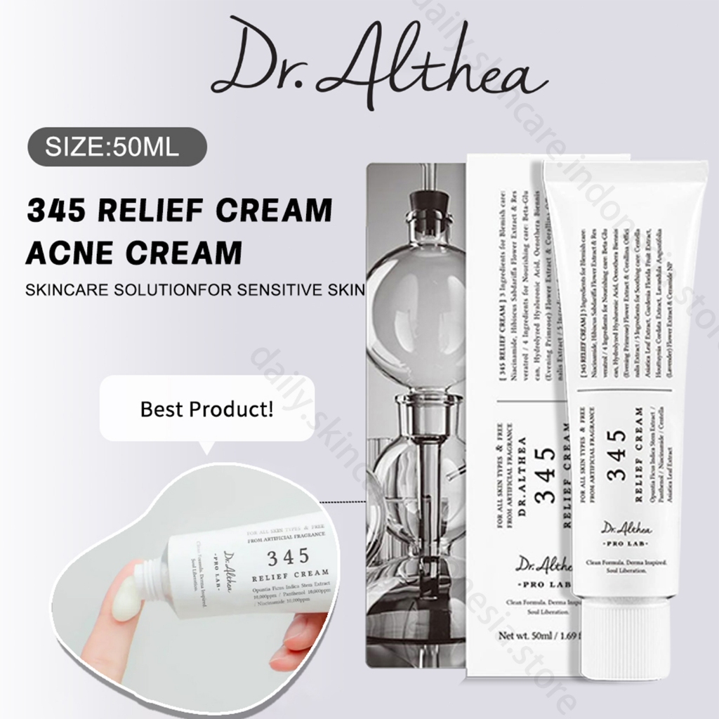Jual Dr Althea 345 Relief Cream 50ml - Skin Barrier Care, Sooth Skin ...
