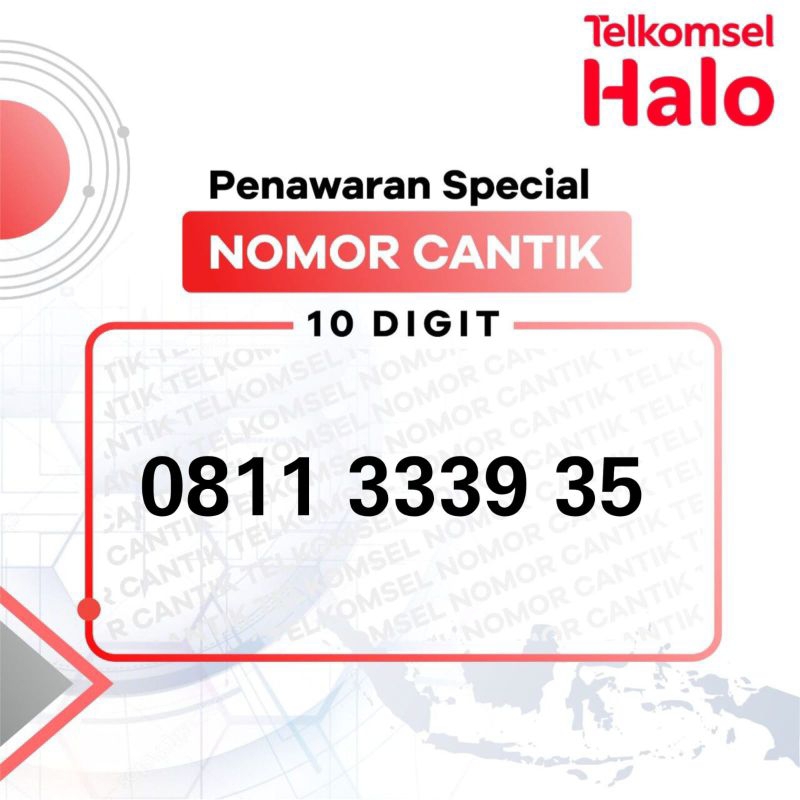 Jual KARTU PERDANA NOMOR HALO TELKOMSEL 10 DIGIT CANTIK BISA REQUEST FREE DATA 50GB | Shopee ...