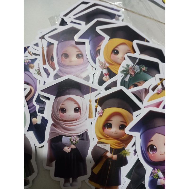 Jual Topper Wisuda/Topper WisudaHijab/Nonhijab isi 10 buah | Shopee ...