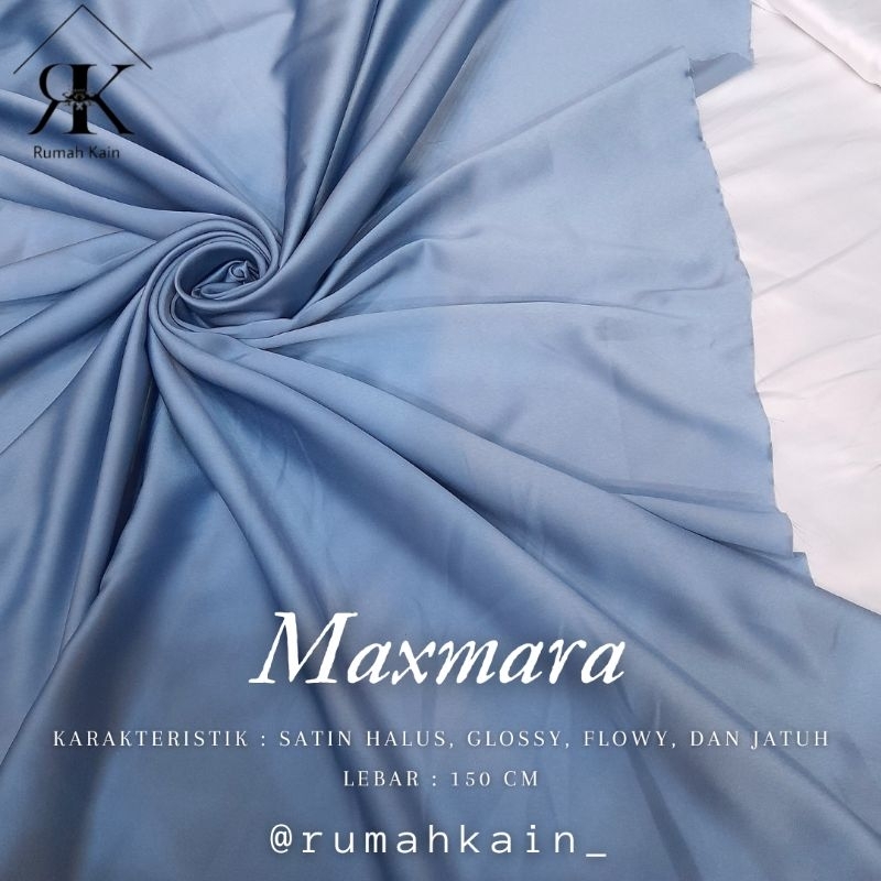 Jual Kain Satin Maxxmara/Satin MXM/Harga Per 0,5m | Shopee Indonesia