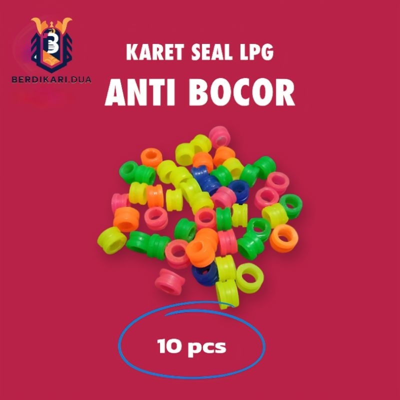 Jual Karet Seal Tabung Gas LPG Warna/Pelangi -Bahan Silicone & Mudah Di ...
