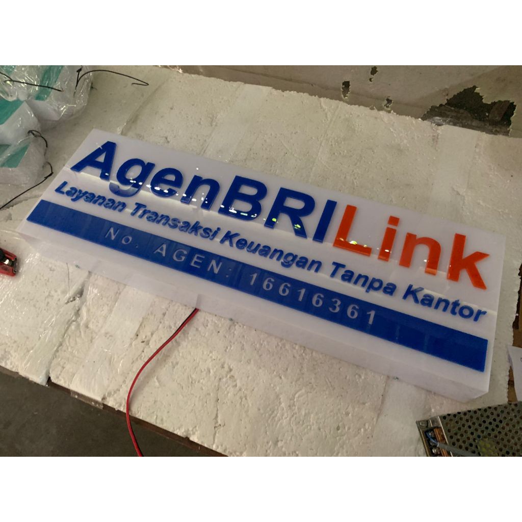 Jual Neon Box LED Akrilik BRILINK Bebas Custom | Shopee Indonesia