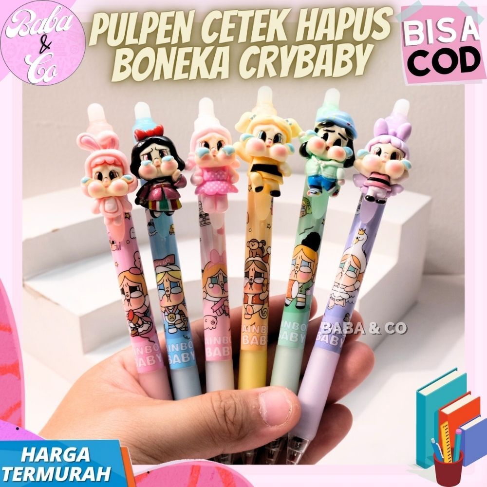 Jual PULPEN CETEK HAPUS CRYBABY TIMBUL PEN CETEK HAPUS TIMBUL BONEKA ...