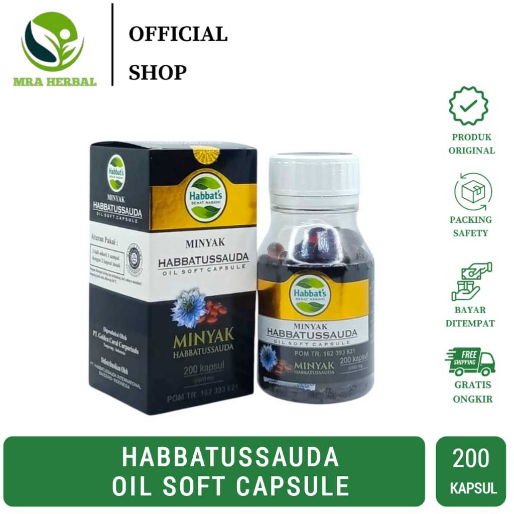 Jual Habbatussauda Soft Oil Capsul | Minyak Habbatusauda Habbats Sehat ...