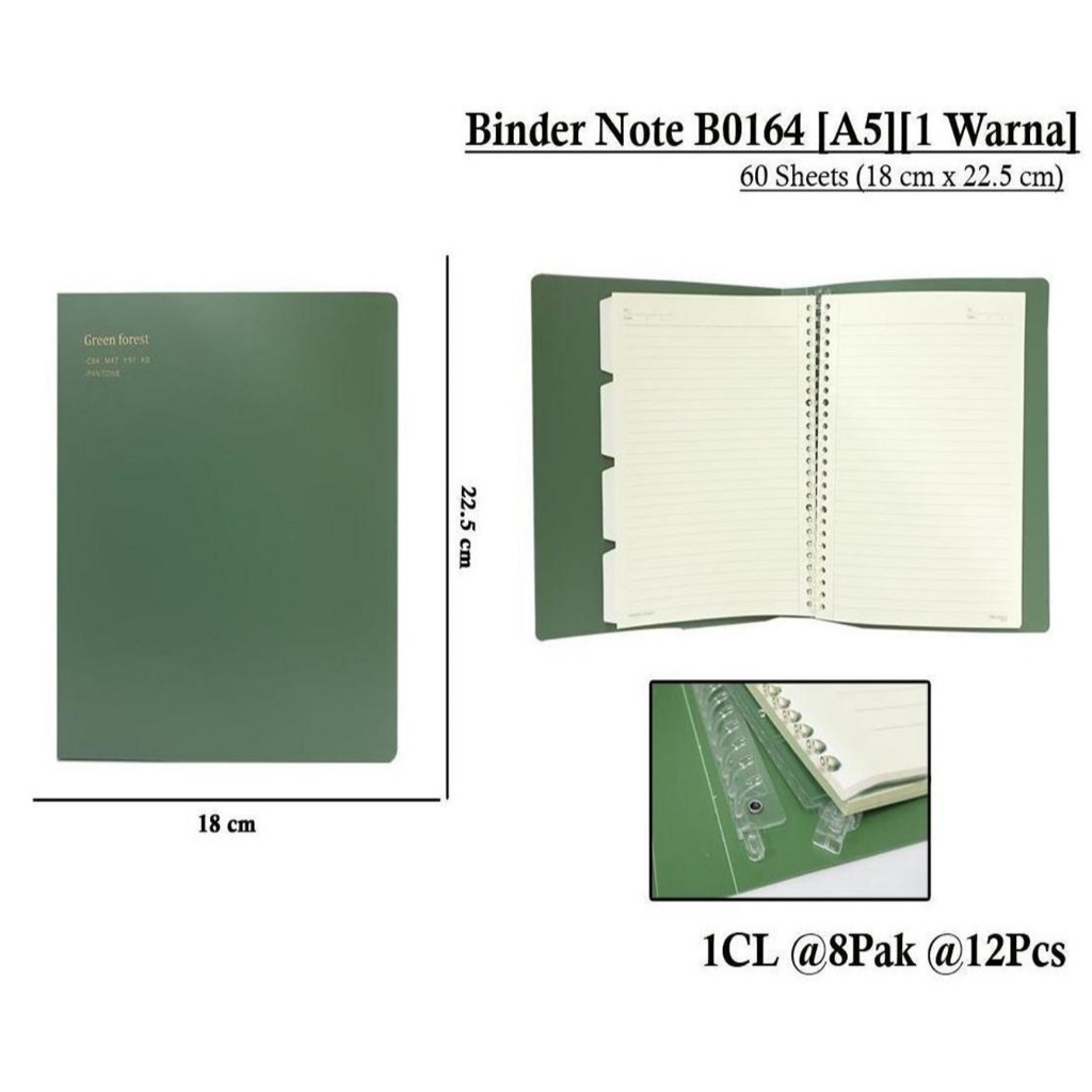 Jual Wengu Binder Note Ring - Buku Binder Catatan Ring Plastik Ukuran ...