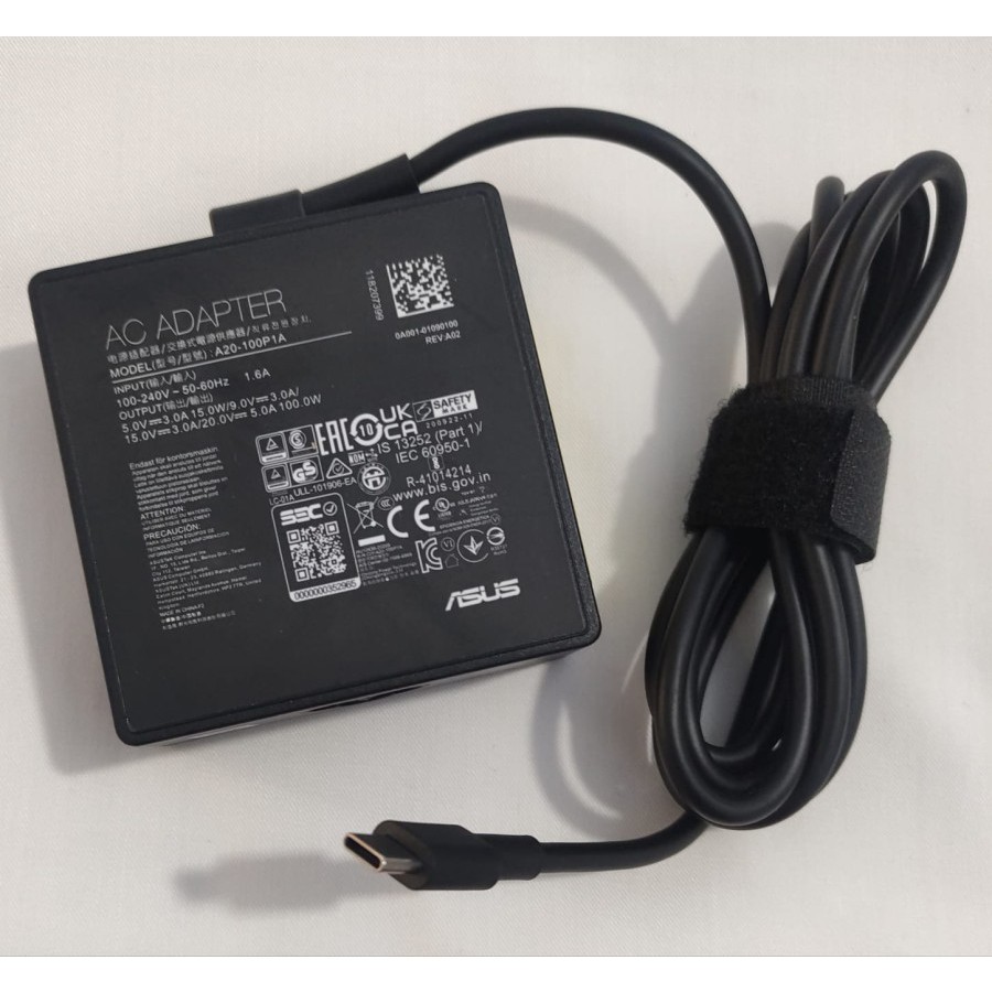 Jual Charger Adaptor Advan Workplus AMD RYZEN 5 USB Type C 100Watt new ...