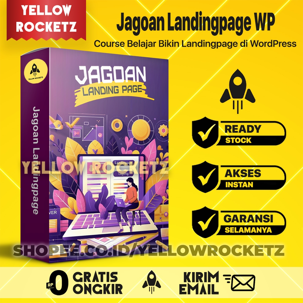 Jual JAGOAN LANDINGPAGE - Konversi Penjualan Berlipat di Web yang Efektif - Materi Video ...
