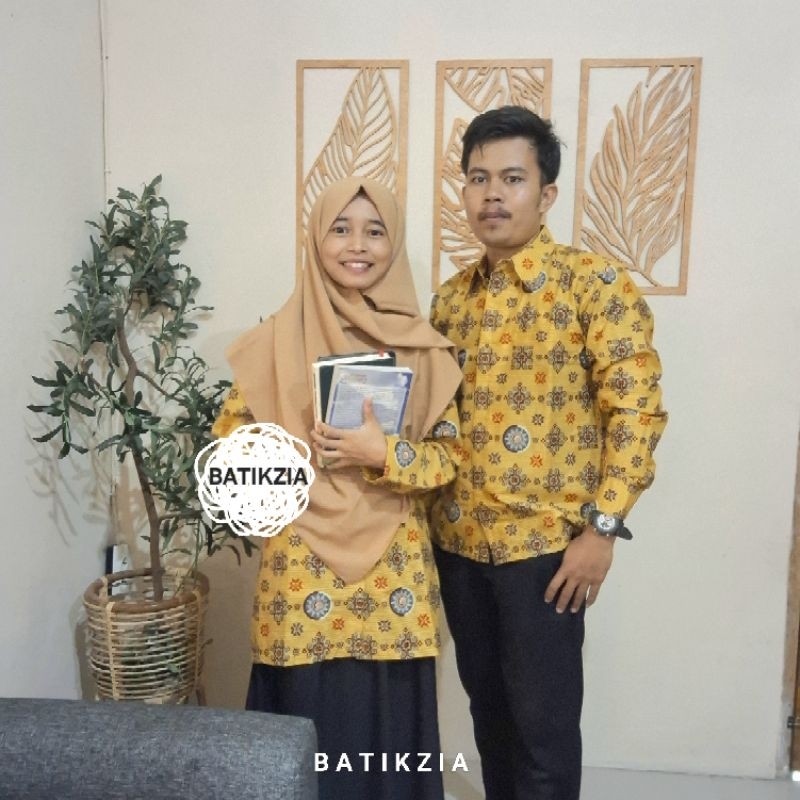 Jual BATIK MPKU NASIONAL KUNING/ KEMEJA BATIK MPKU MUHAMMADIYAH ...