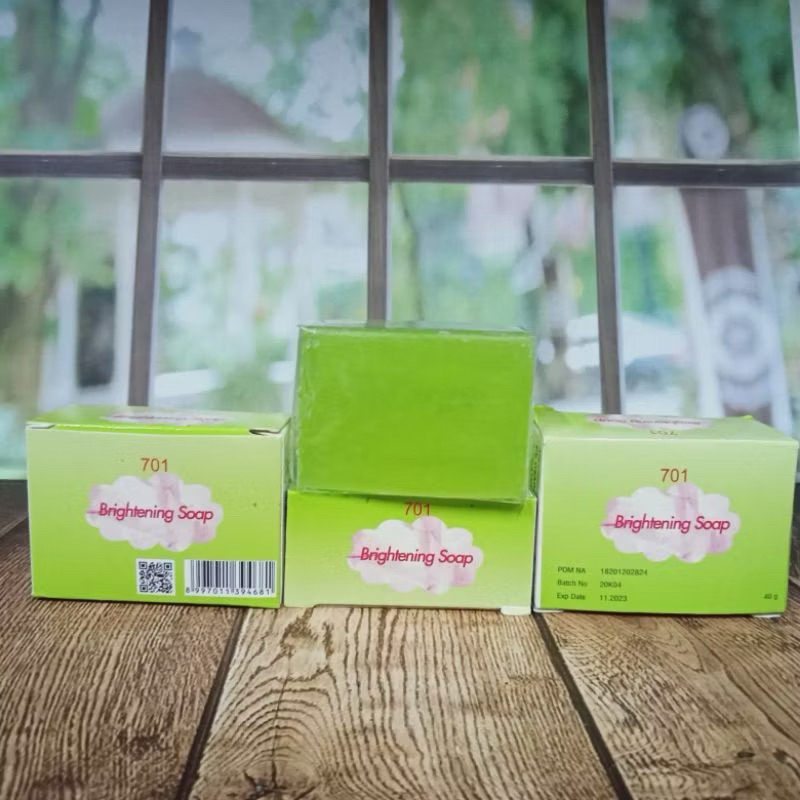 Jual SABUN HERBAL BRIGHTENING SOAP 701 HIJAU BPOM | Shopee Indonesia