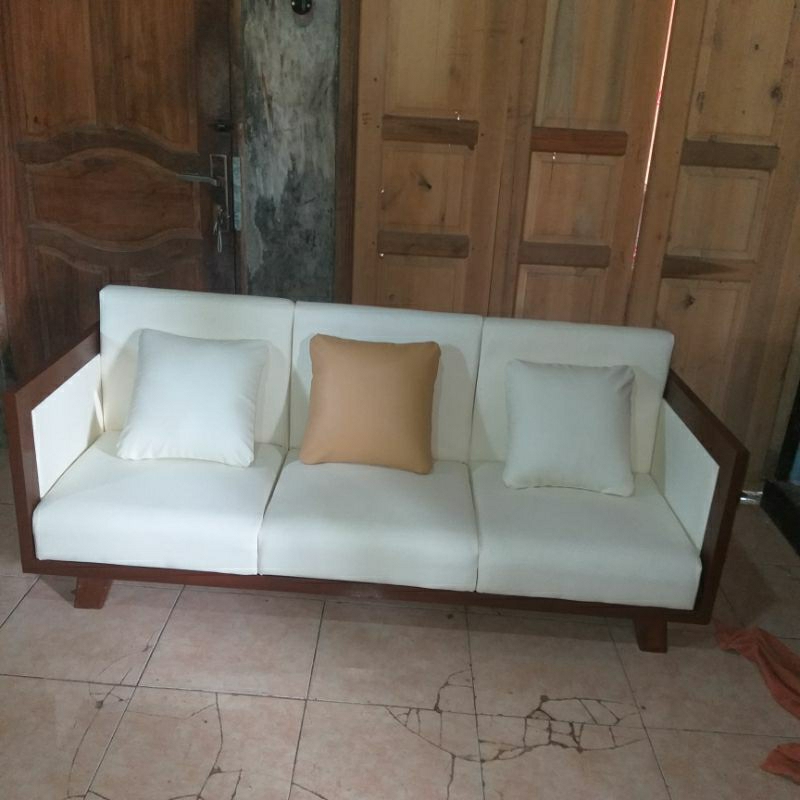 Jual SOFA PREMIUM KAYU JATI 180CM | Shopee Indonesia