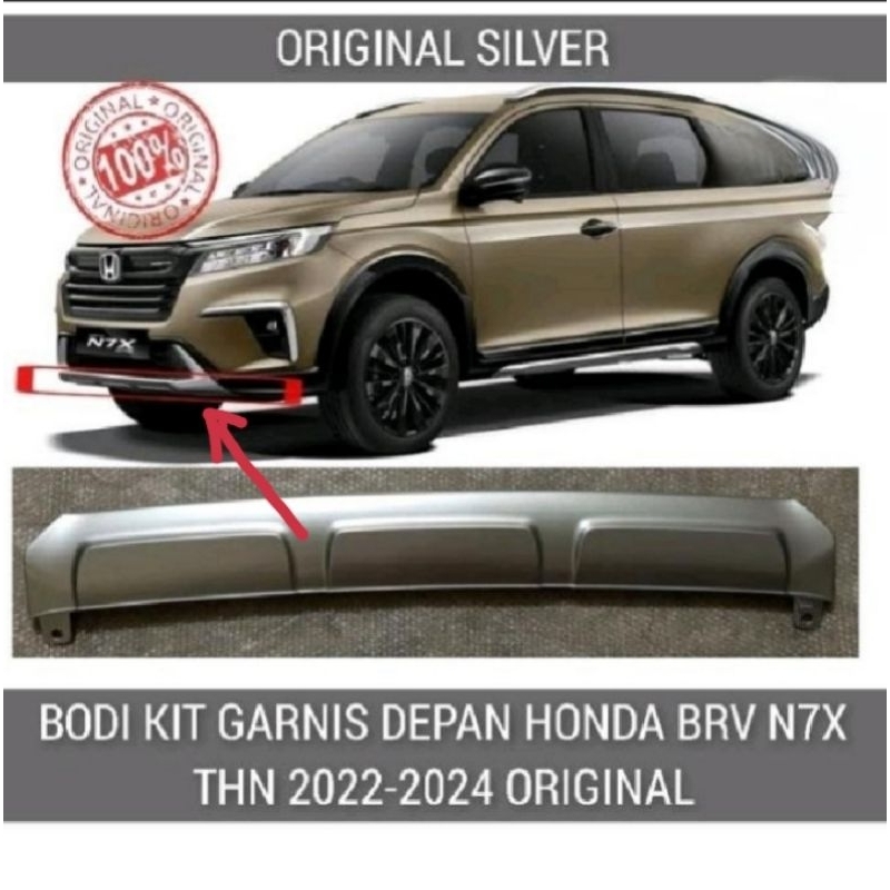 Jual body kit garnish depan mobil Honda BRV E 1.5 N7X tahun 2022-2024 ...