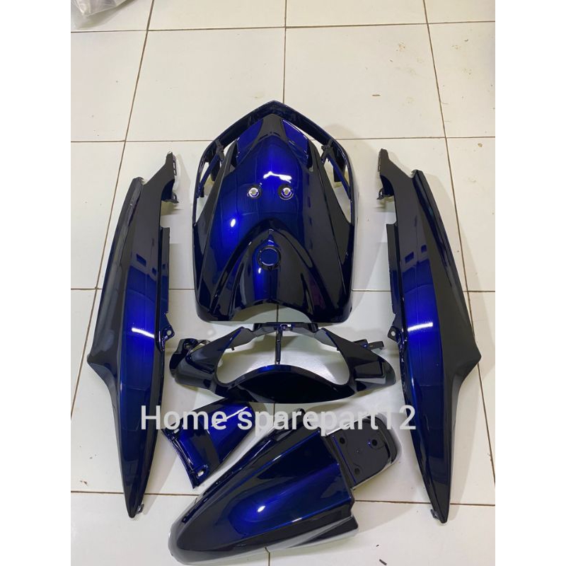 Jual Full body halus Yamaha Mio smile /sporty warna Moonlight blue ...