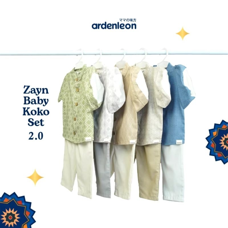 Jual ARDENLEON Setelan Koko Bayi Laki-laki Raya Zayn Baby Koko Set ...