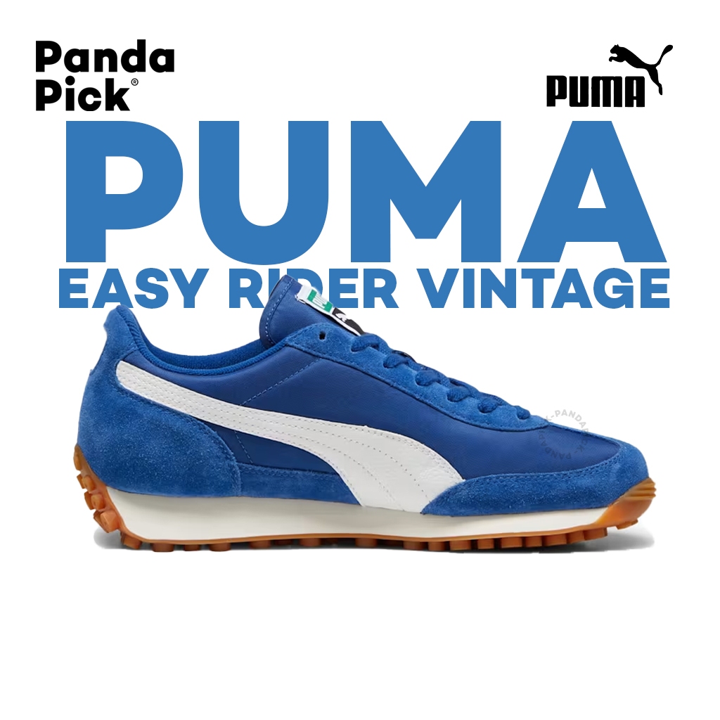 Jual Sepatu Sneakers Puma Easy Rider Vintage Blue White 100% BNIB ...
