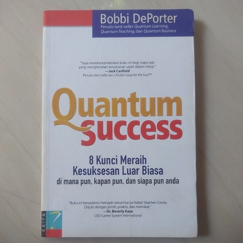 Jual Buku Quantum Success by Bobbi DePorter 8 Kunci Meraih Kesuksesan ...