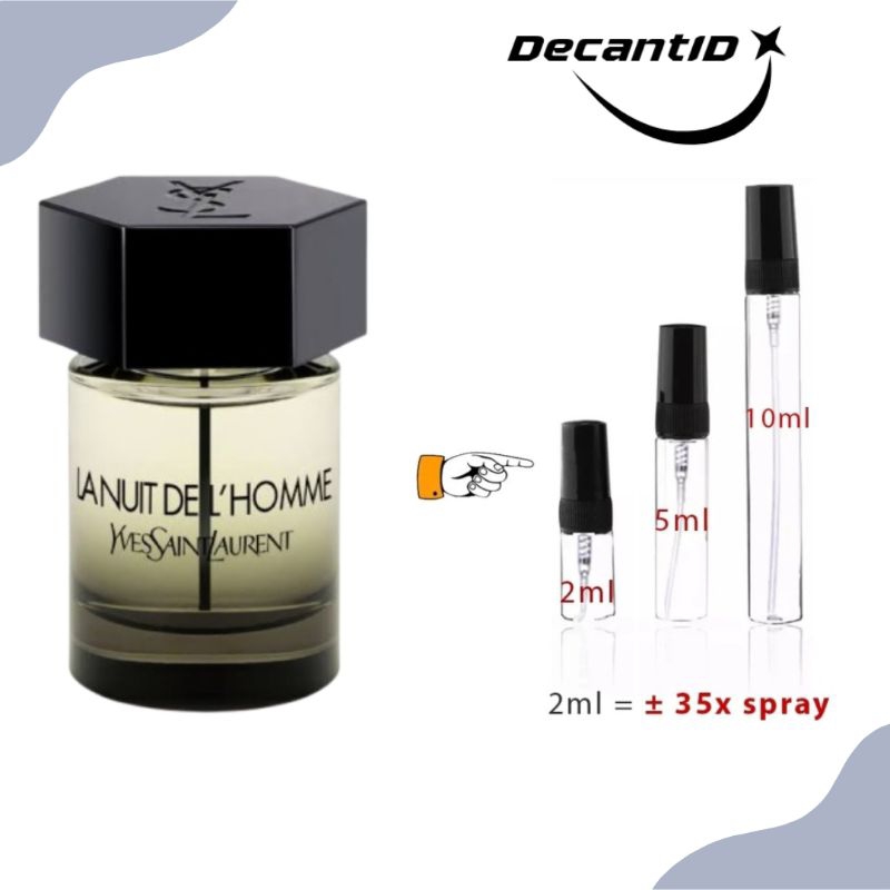 Jual Decant Parfum Ys* La Nuit De L'Homme | Shopee Indonesia