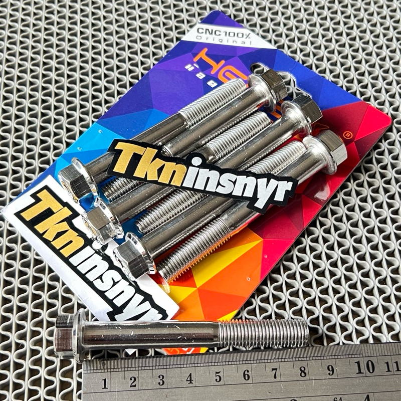 Jual Baut Stainless M10 Drat 14 Panjang 80mm Original Heng Thailand Harga (1 PCS) | Shopee Indonesia