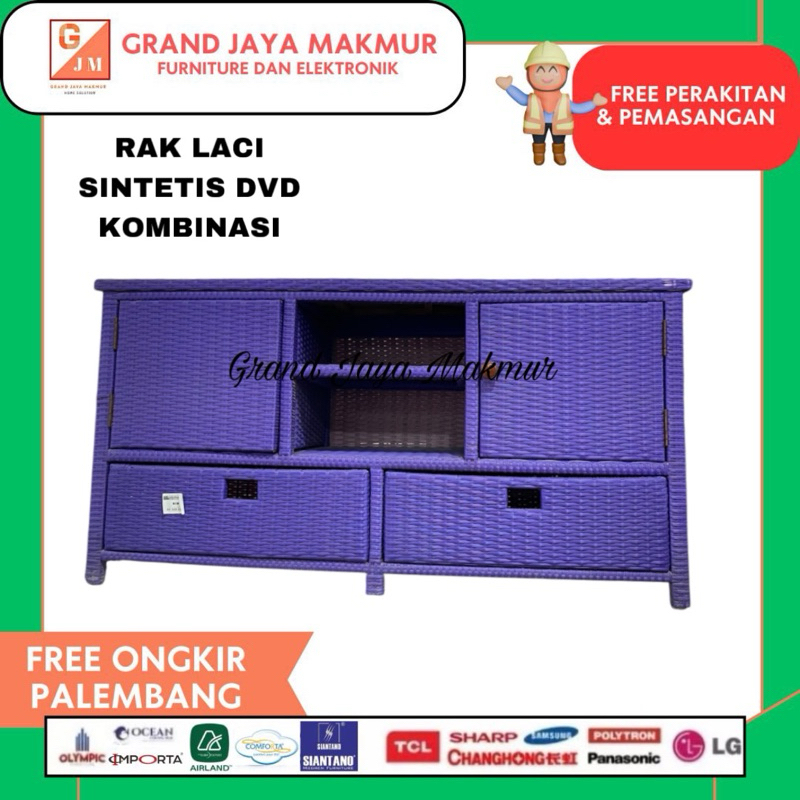 Jual Rak laci sintetis DVD kombinasi rak laci murah rak buku minimalis ...