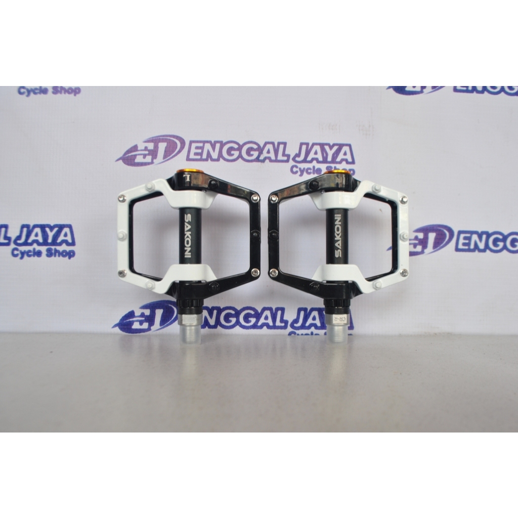 Jual Pedal Sepeda Bearing Loncer Slim Flat Sakoni PD 001 As Besar ...