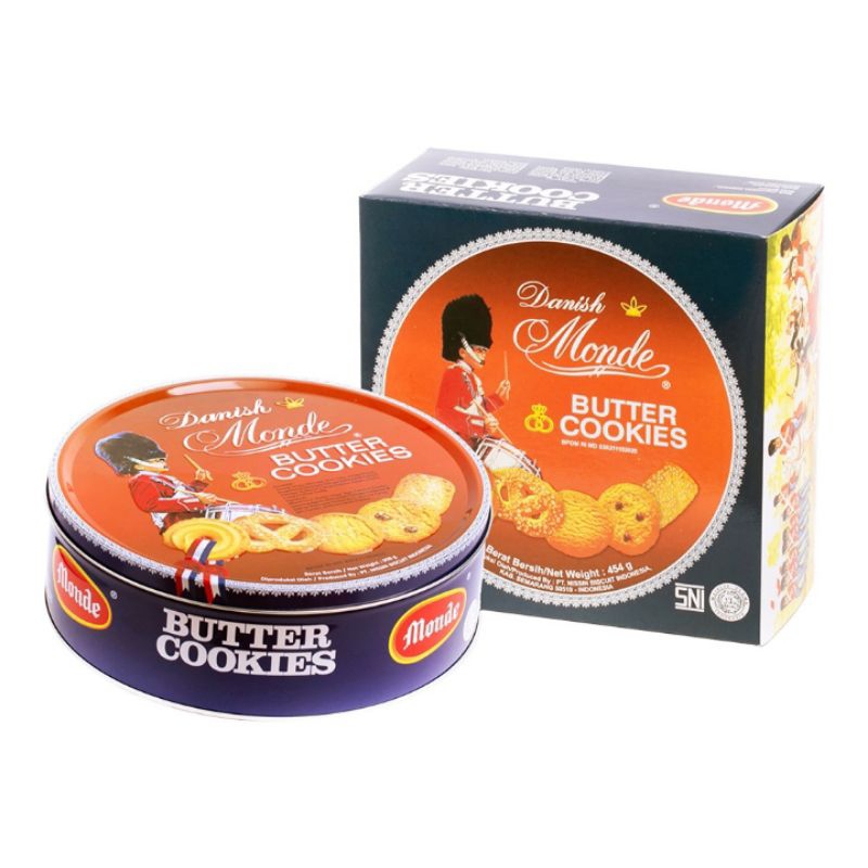 Jual Monde butter cookies kaleng 454 g | Shopee Indonesia