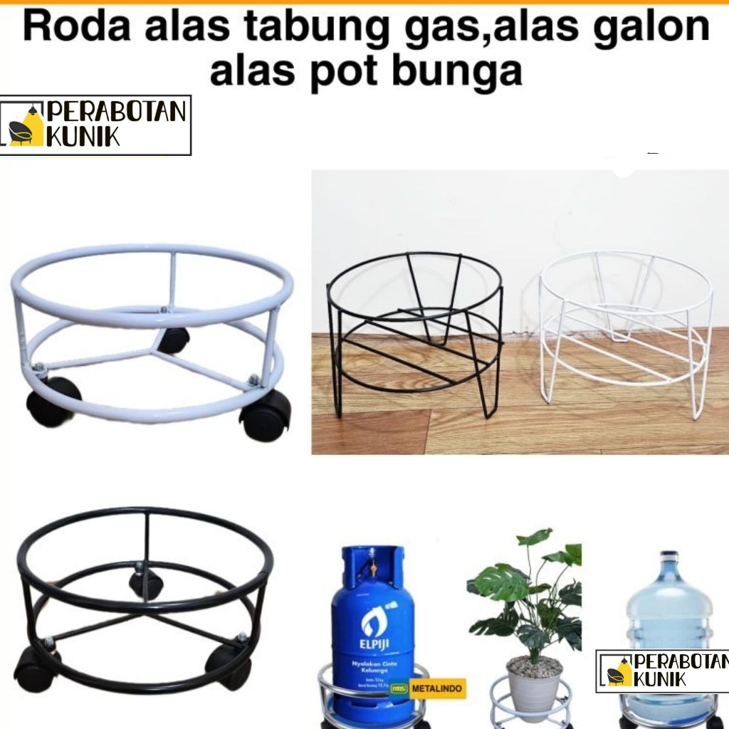 Jual Rak Tabung Gas Alas Roda Tabung | Rak LPG Gas | Rak Bunga ...