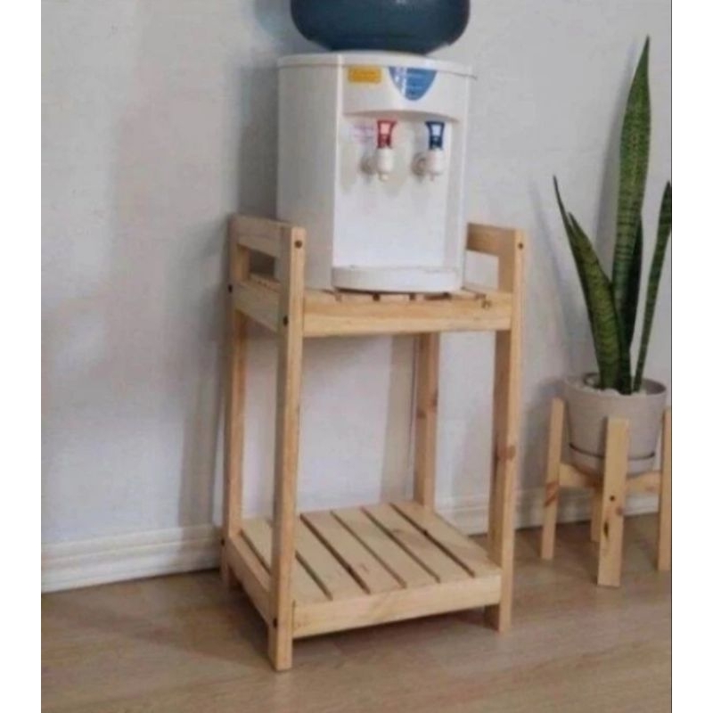 Jual meja despanser tempat air galon bahan jati Belanda | Shopee Indonesia