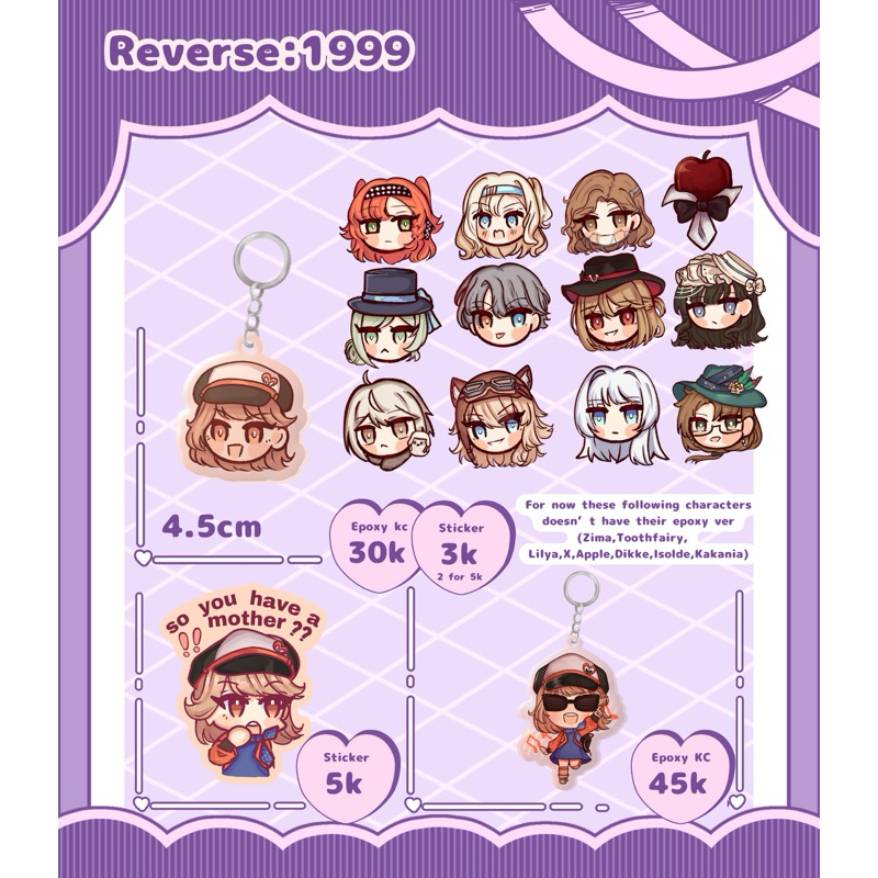 Jual Reverse 1999 Stickers (MIN 2-4) |ORIGINAL FANMERCH| | Shopee Indonesia