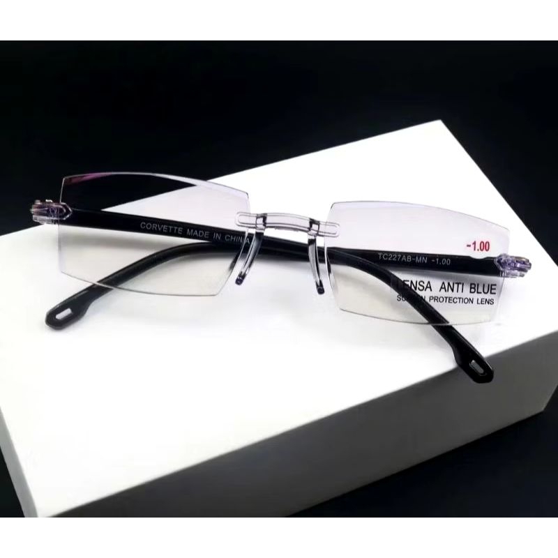 Jual Kacamata Rabun Jauh Minus (-) Anti Blue Kacamata Untuk Pria dan ...