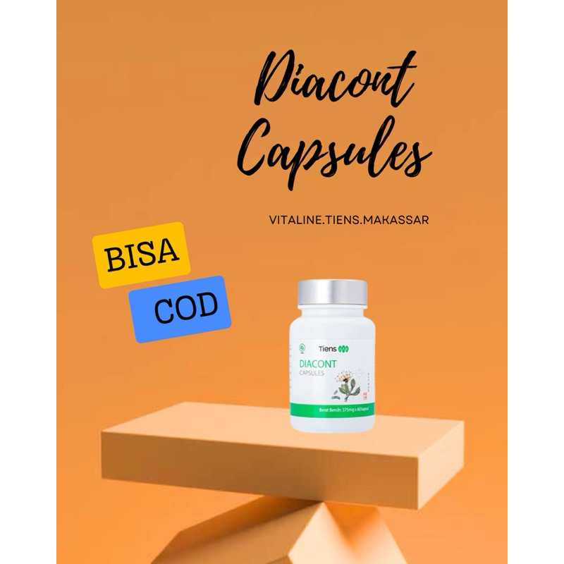 Jual TIENS DIACONT CAPSULES ISI 60 ORIGINAL(KAPSUL DIABETES KONTROL ...