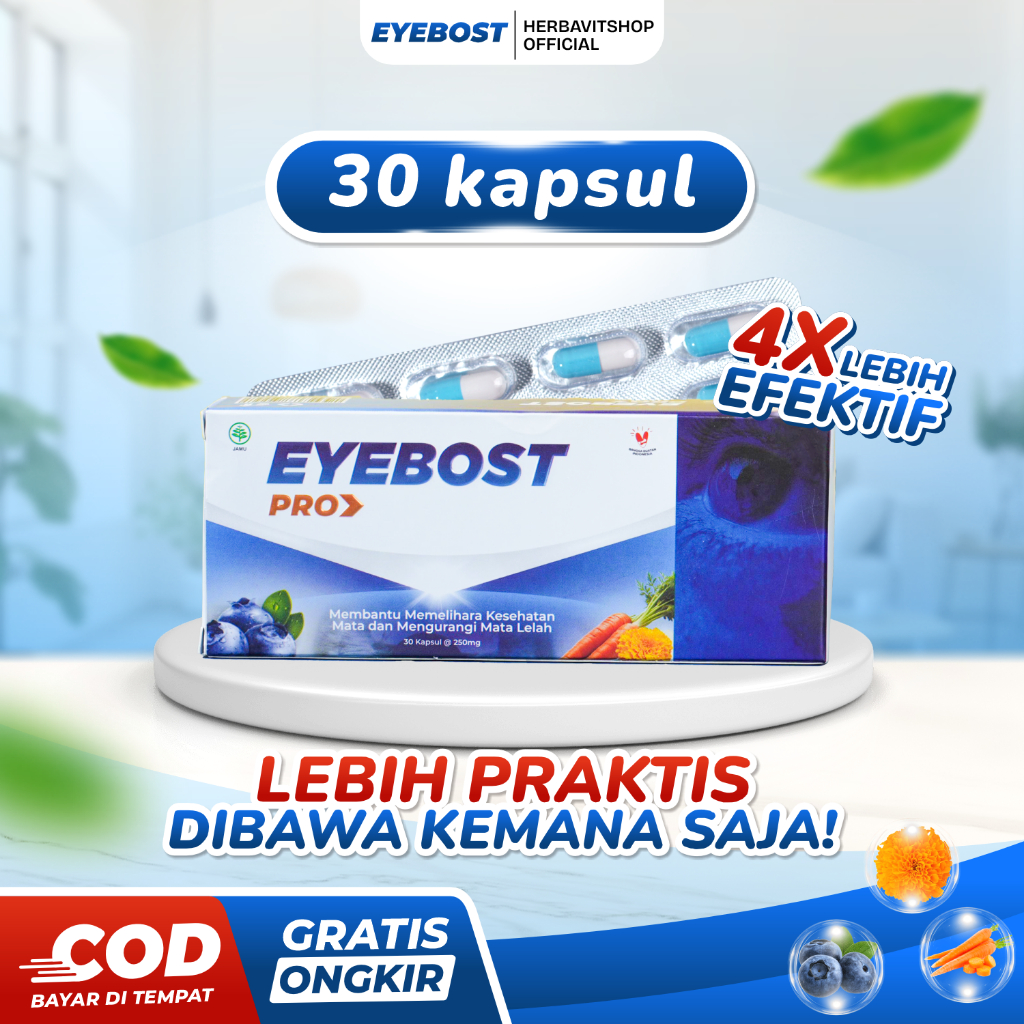 Jual EYEBOST PRO Vitamin Mata Membantu Atasi Masalah Kesehatan Mata ...