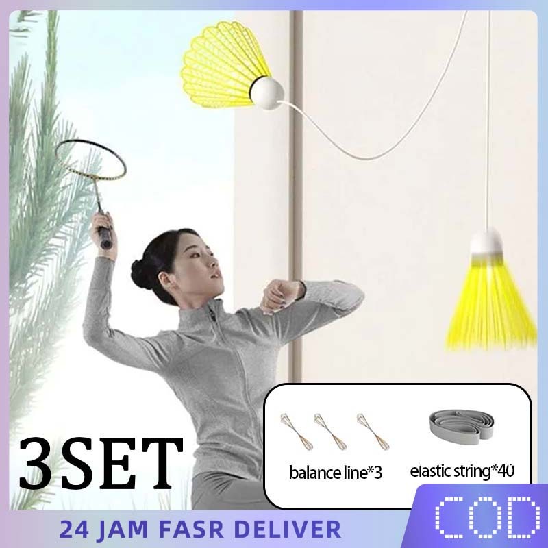 Jual Set Latihan Badminton Badminton Trainer Rebound Badminton Trainer ...