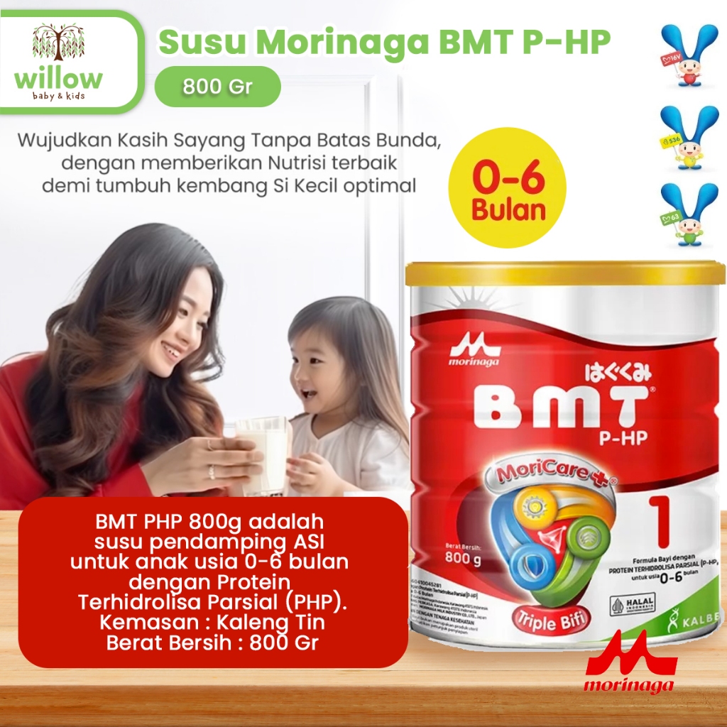 Jual Susu Formula - Susu Morinaga BMT PHP 800Gr | Shopee Indonesia