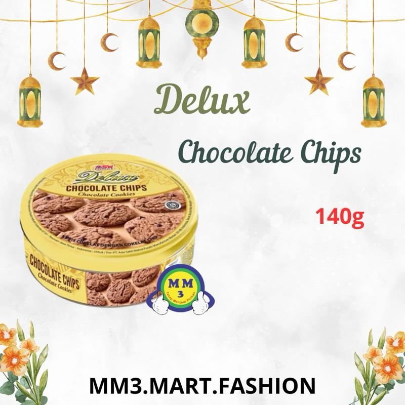 Jual ASW DELUX CHOCOLATE CHIPS CHOCOLATE COOKIES 140g | Shopee Indonesia