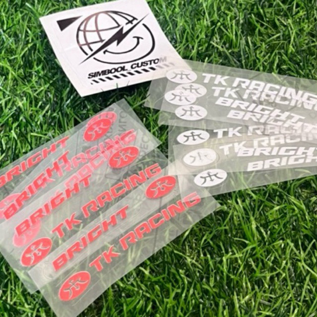 Jual Sticker TK RACING? bahan uv transparant cutting pola | Shopee ...
