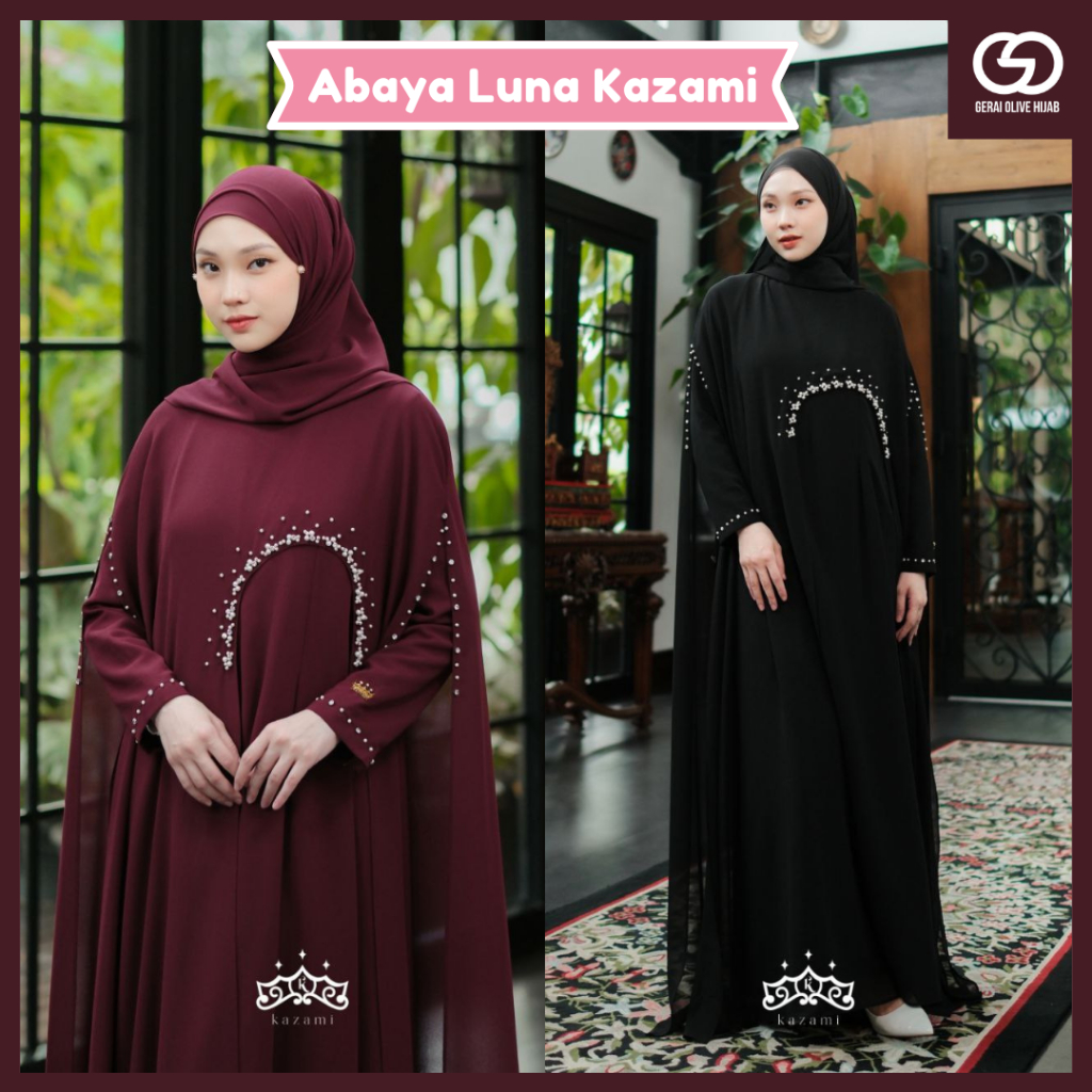 Jual [READY] Abaya Luna Kazami Gamis Mewah Payet Terbaru Best Seller ...