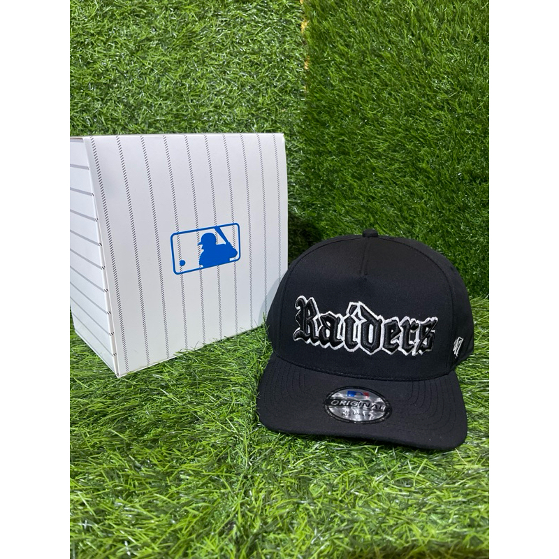Jual Logo Raider Tulisan Hitam List Putih Bahan Hitam Topi Premium IDE ...