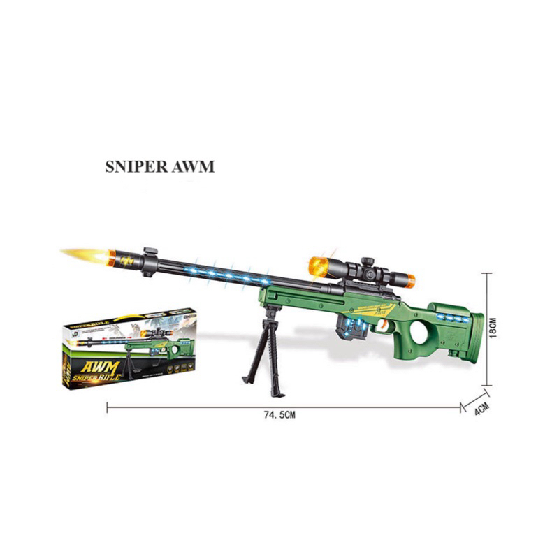 Jual Mainan pistol Tebakan Sniper AWM , Senjata tembak mainan anak ...