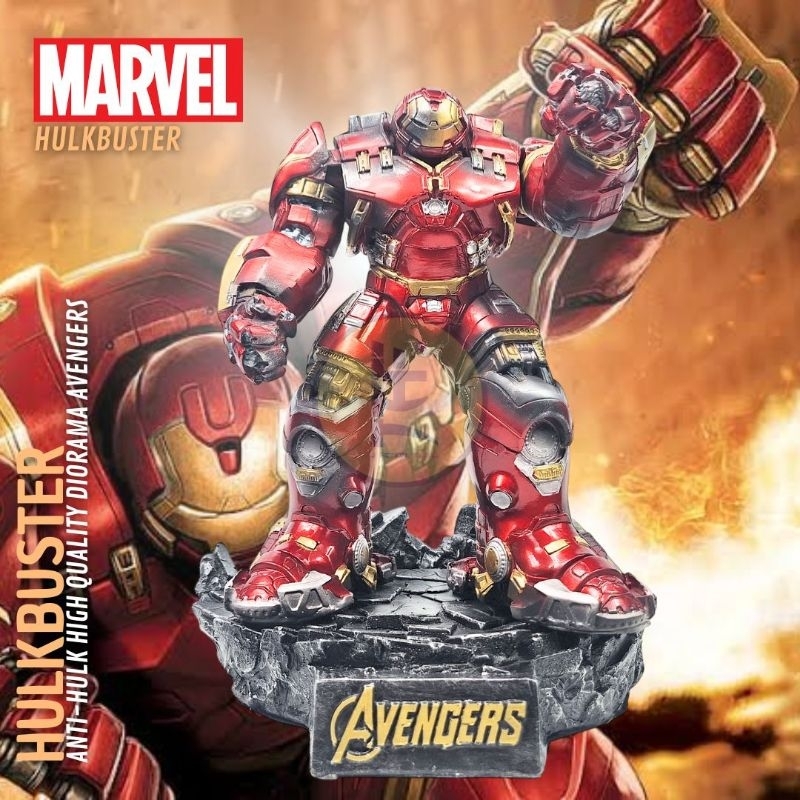 Jual Action Figure Hulk Buster Statue Marvel Avengers Anti-Hulk High ...