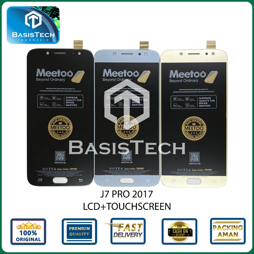 Jual LCD SAMSUNG J7 PRO 2017 - J730 - MEETOO OLED | Shopee Indonesia