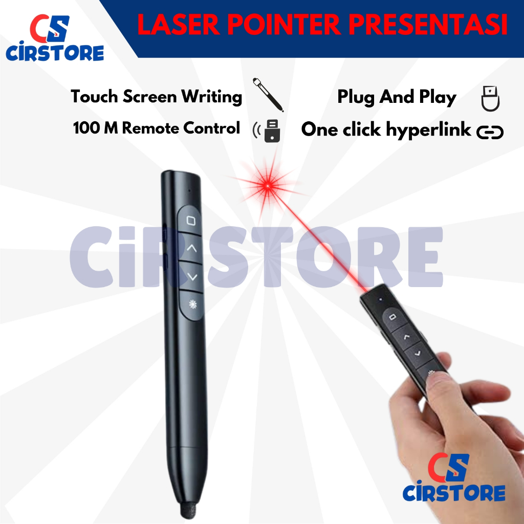 Jual Laser Pointer Presentasi, Laser Presentasi PPT Presenter USB ...