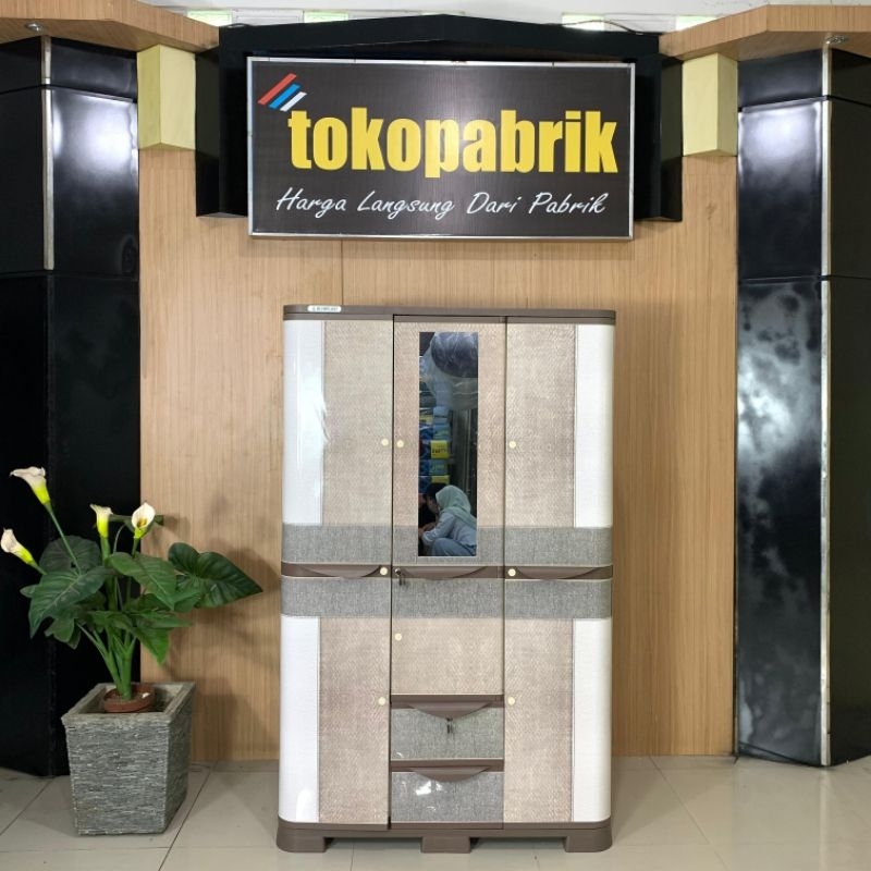 Jual Olymplast SCOC 3P - Olymplast Lemari Penyimpanan Pakaian 3 Pintu ...