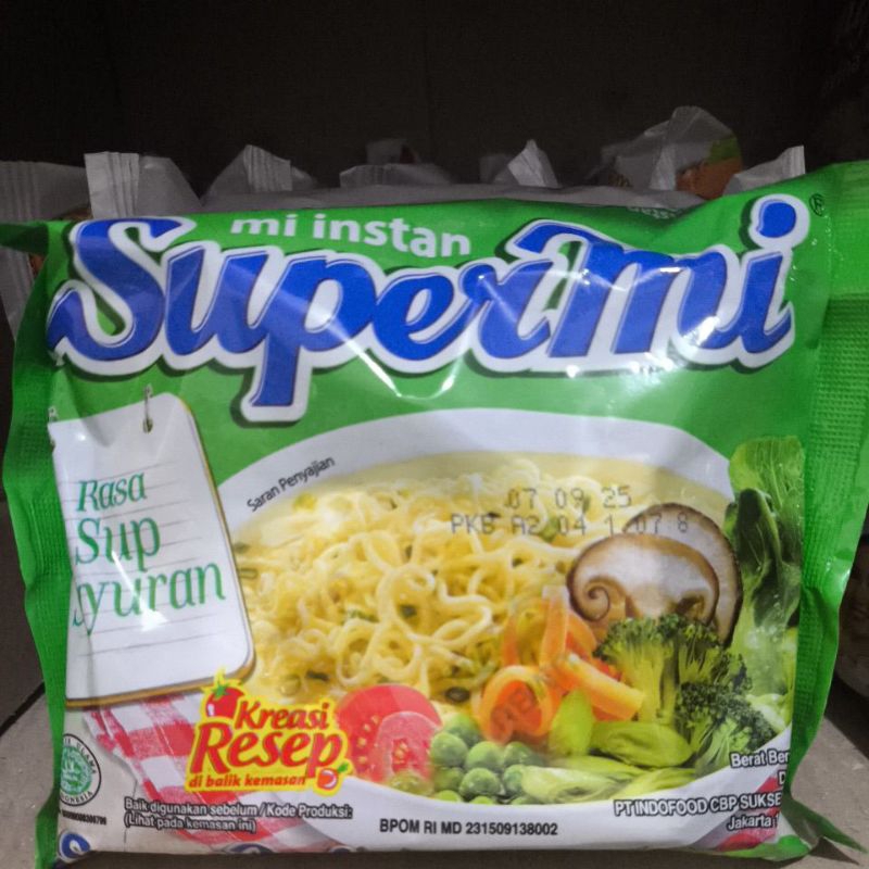 Jual Mie Instan SUPERMIE RASA SUP SAYURAN | Shopee Indonesia
