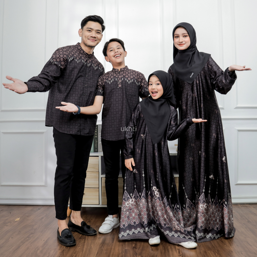 Jual UKHTI MUNIRA - Jennaira Baju Gamis Abaya Koko Sarimbit Keluarga ...