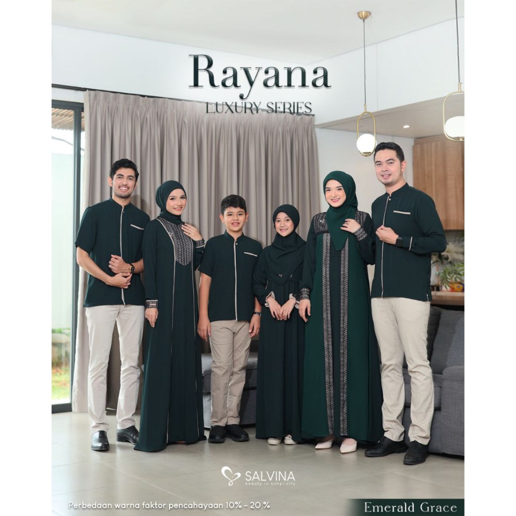 Jual Salvina Hijab Rayana Luxury Series (Emerald Grace) - Quality ...