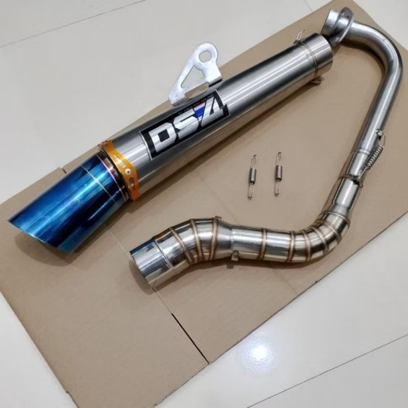 Jual full set DS4 Exhaust racing pipe 51mm for mio sporty mio soulty ...