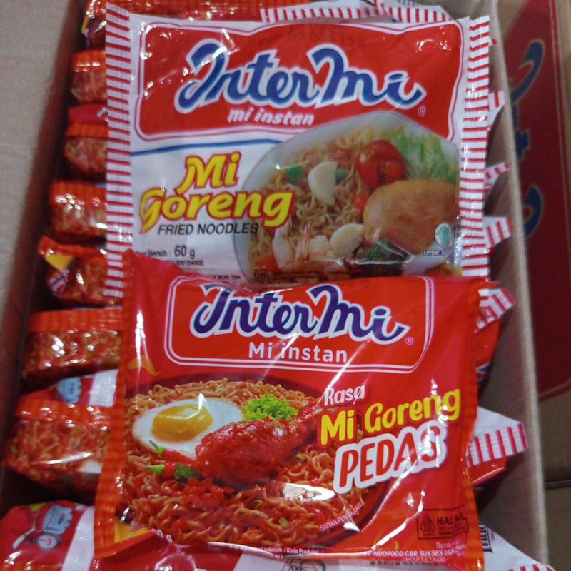 Jual PAKET MIX INTERMIE GORENG +INTERMIE PEDAS 40 PC | Shopee Indonesia
